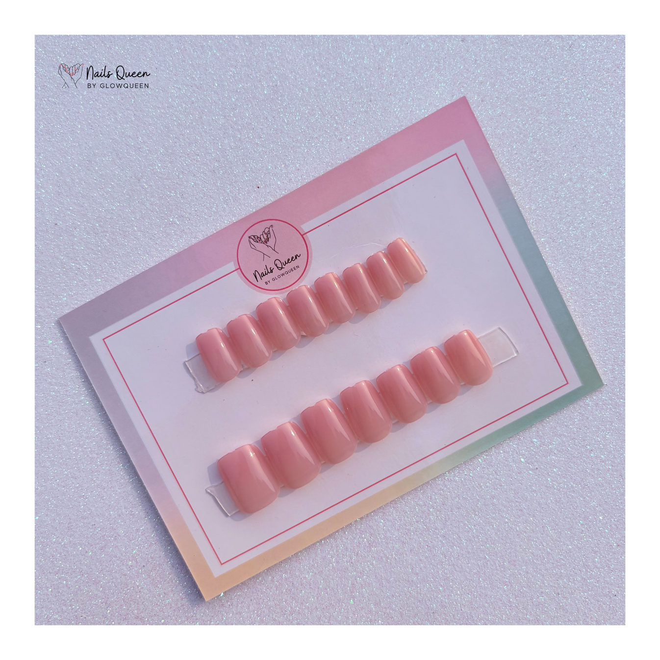 Square Pink Gel Nails | Cute & Stylish - NailsQueen